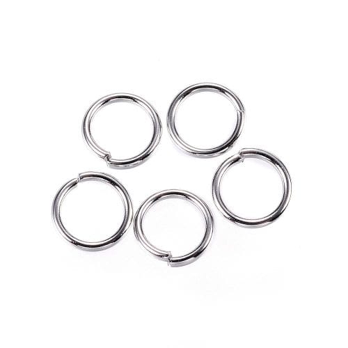 o-ring steel 5mm (approx. 100 pcs.) - Jewellery and Leisure